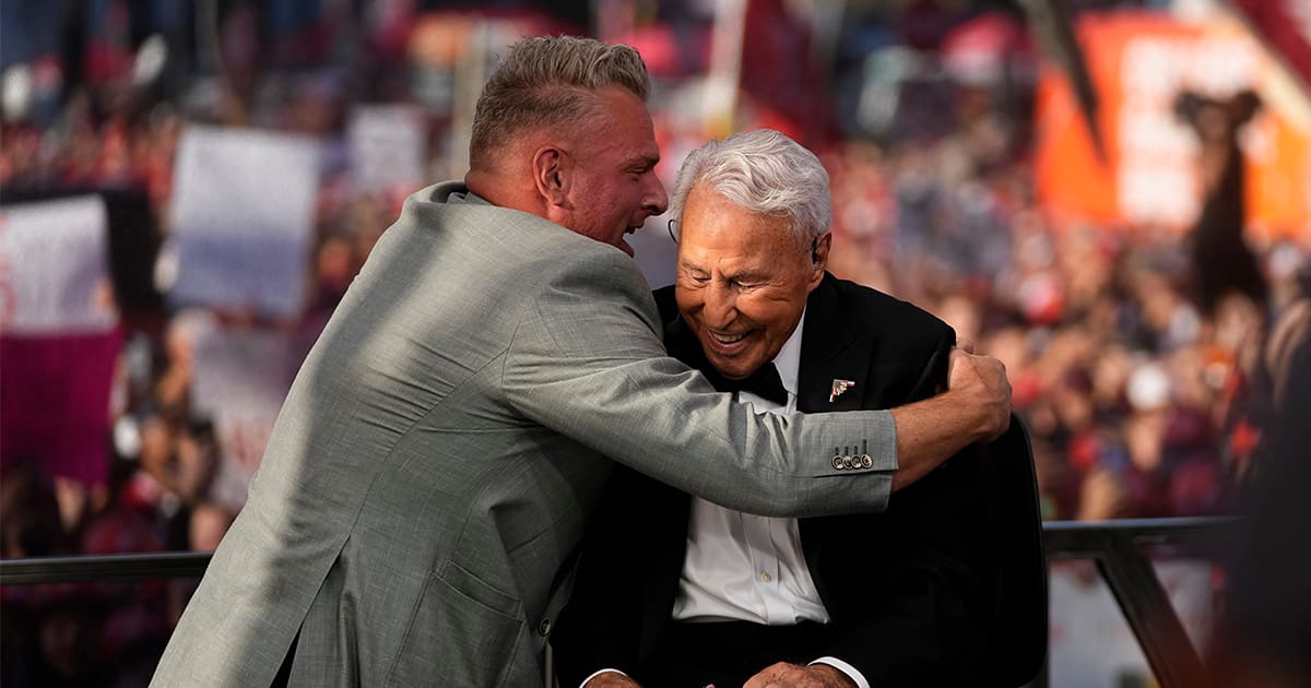 Lee Corso calls Pat McAfee after epic ESPN College GameDay diving board ...