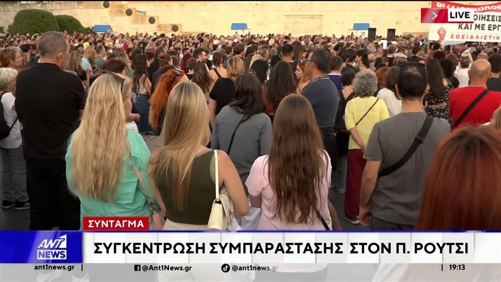 Στο Σύνταγμα η Μαρία Καρυστιανού στο πλευρό του Ρούτσι στην απεργία ...