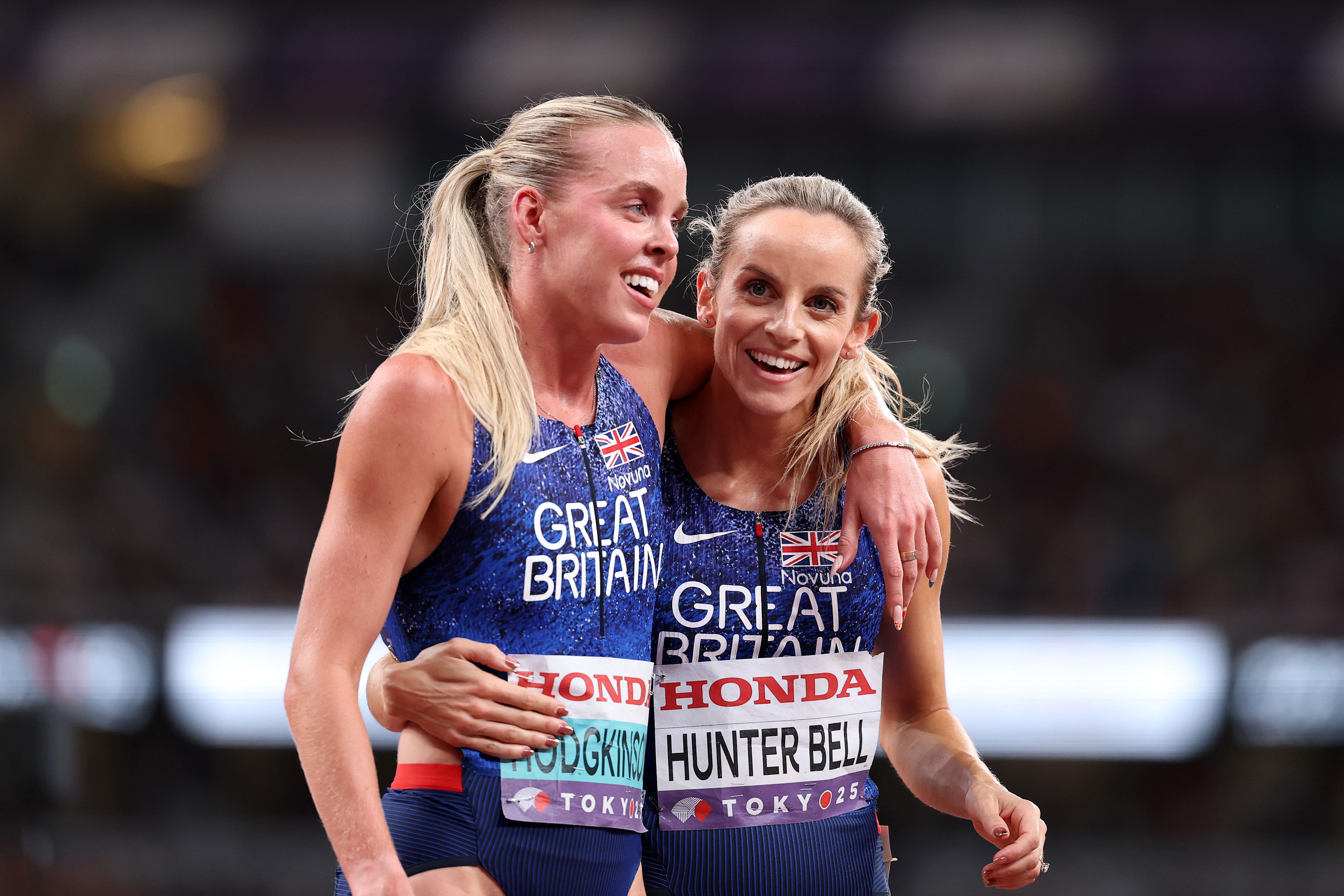 Georgia Hunter Bell delighted to beat roommate Keely Hodgkinson at ...