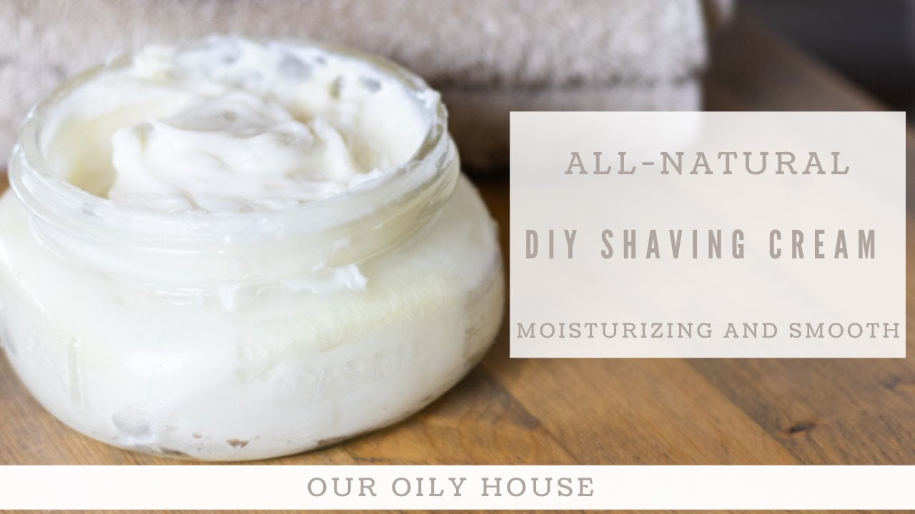 I made the best all-natural shaving cream! 🧴