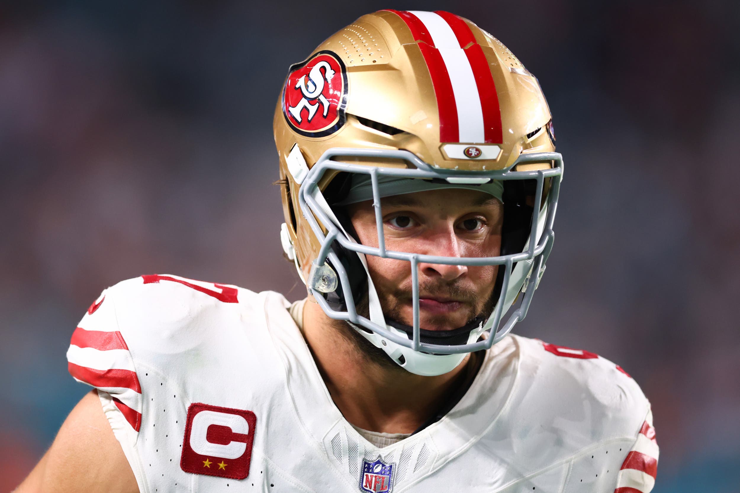 49ers Star Nick Bosa Exits Game With Concerning Leg Injury