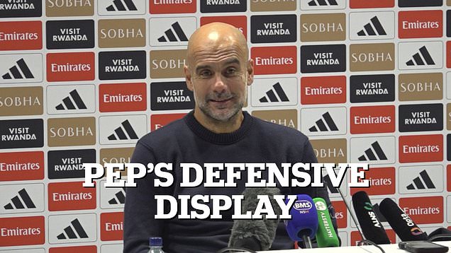 Pep accepts criticism of defensive display in draw with Arsenal