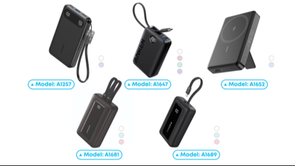 About 480,000 Anker power banks recalled after ‘fire and explosion ...