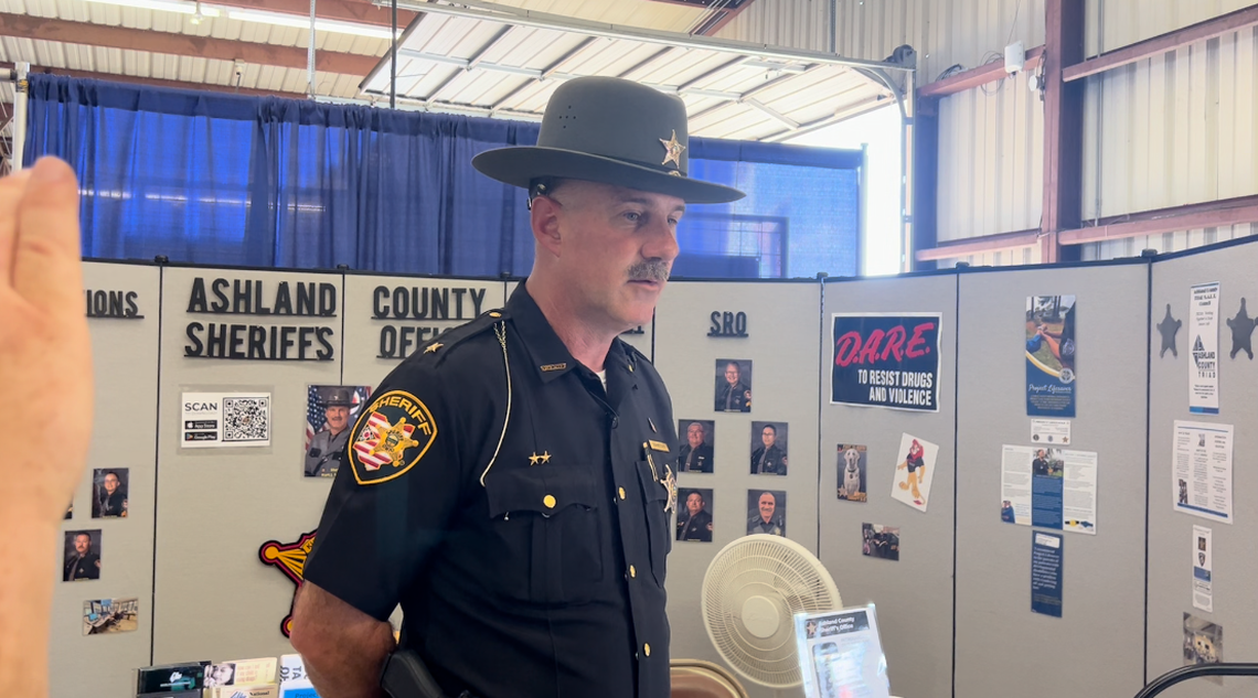‘Is he dead yet?' Trump buttons get Democratic booth kicked from fair ...