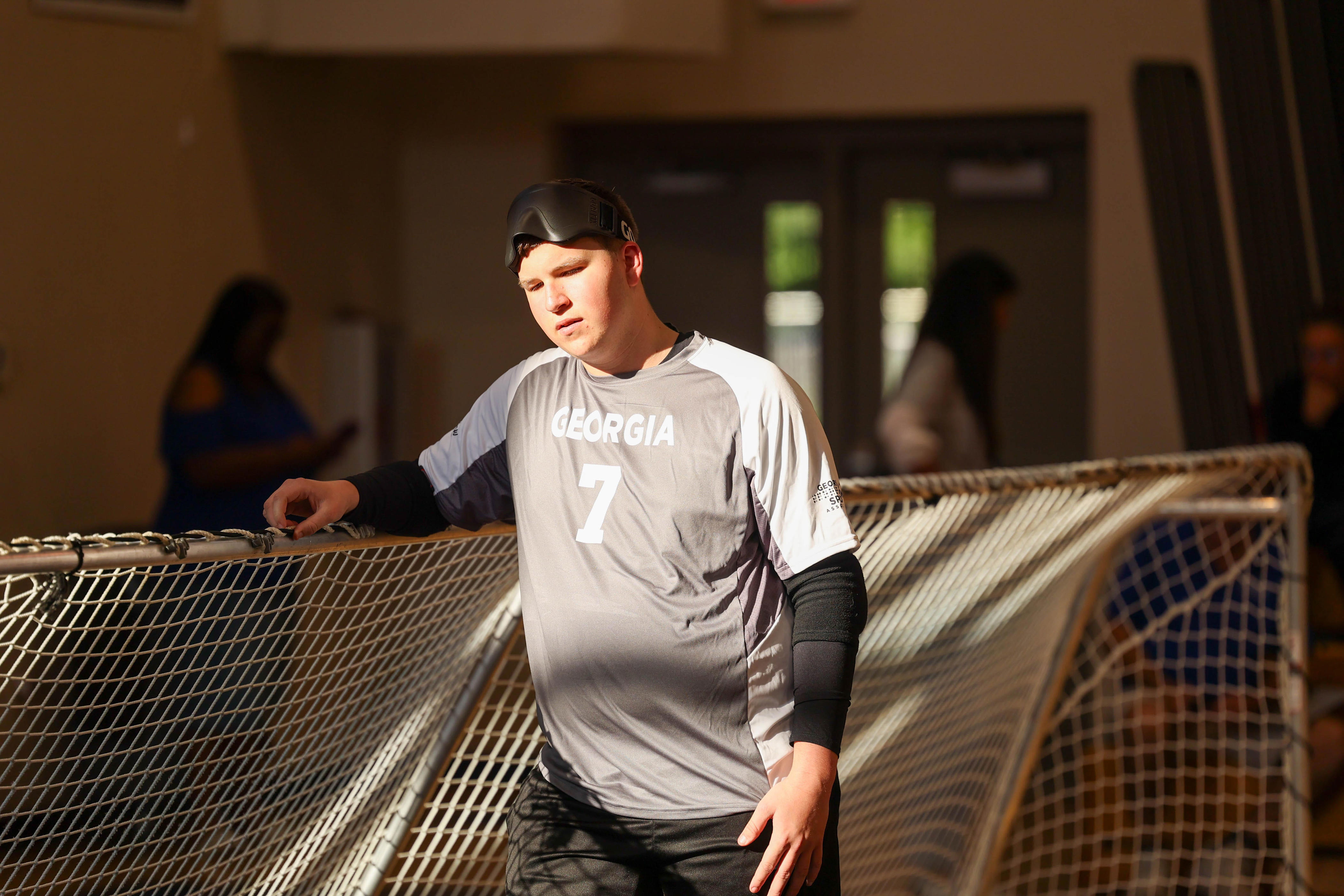 How Benedictine sophomore Matthew Gavin has embraced goalball, a sport for the visually impaired