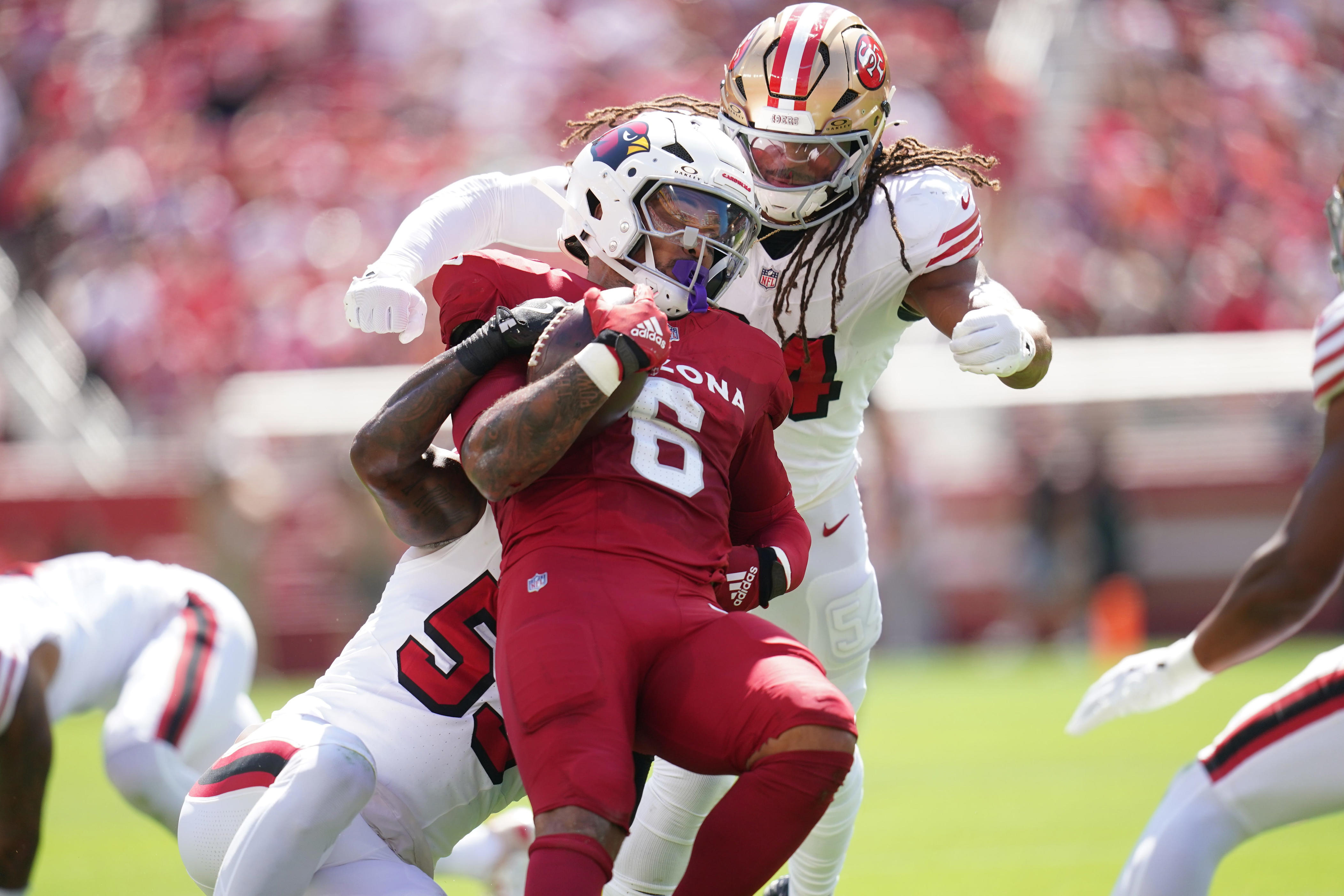 Former Steelers RB James Conner suffers scary leg injury in Cardinals ...