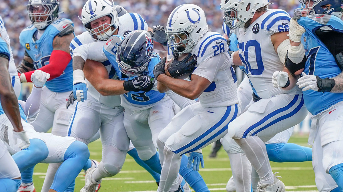 Mark the time. Colts just punted for first time in 2025 NFL season