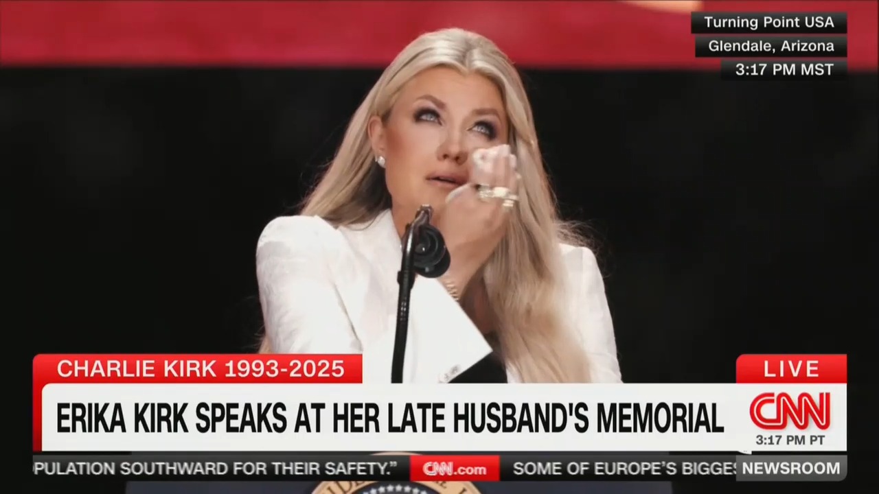 ‘I Forgive Him!’ Erika Kirk Absolves Her Husband’s Suspected Assassin ...