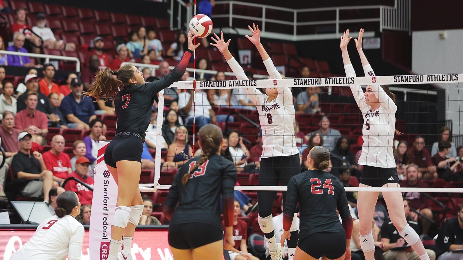Recap: No. 4 Stanford Women’s Volleyball sweeps Texas State