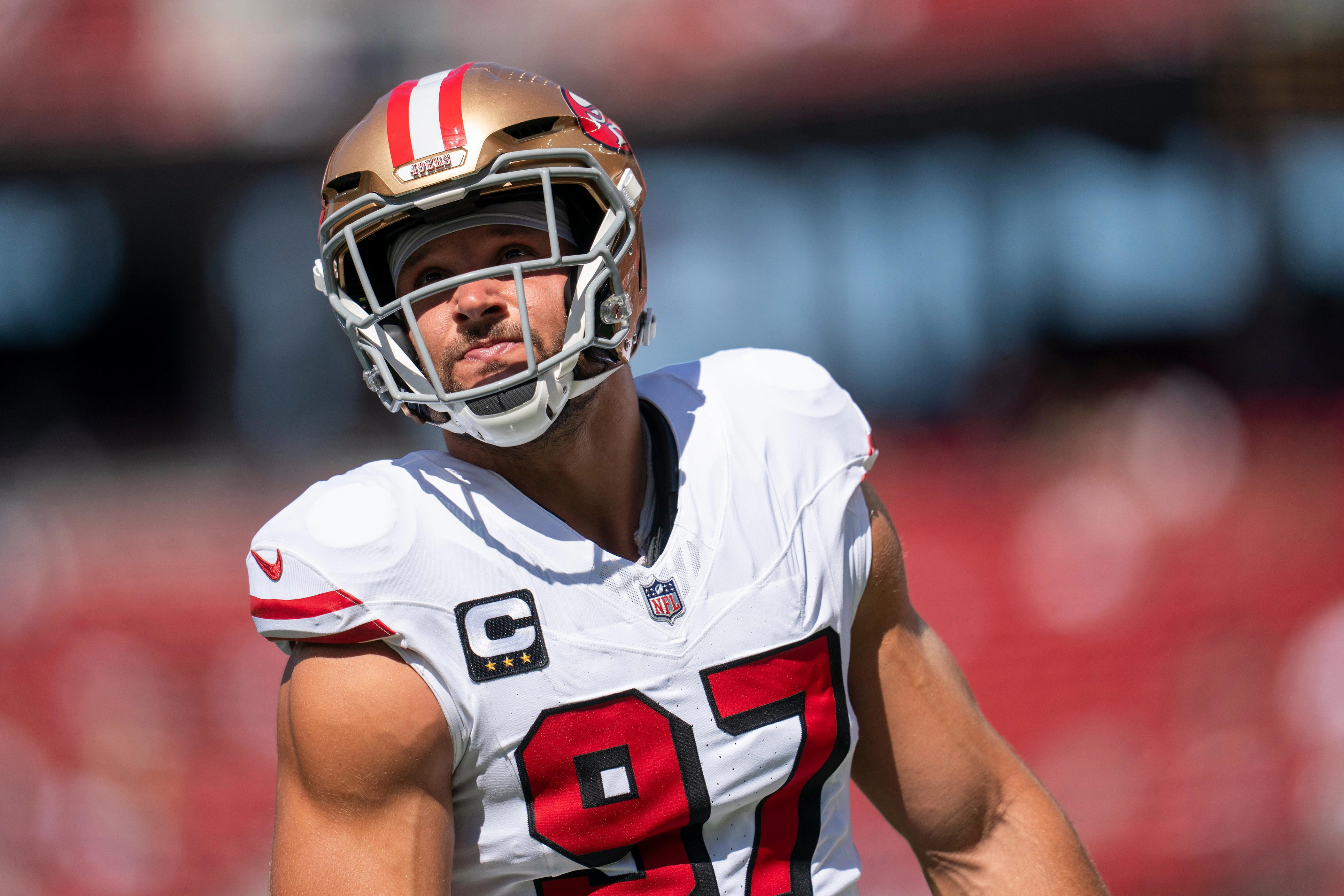 Nick Bosa has extremely optimistic update on recovery from ACL injury