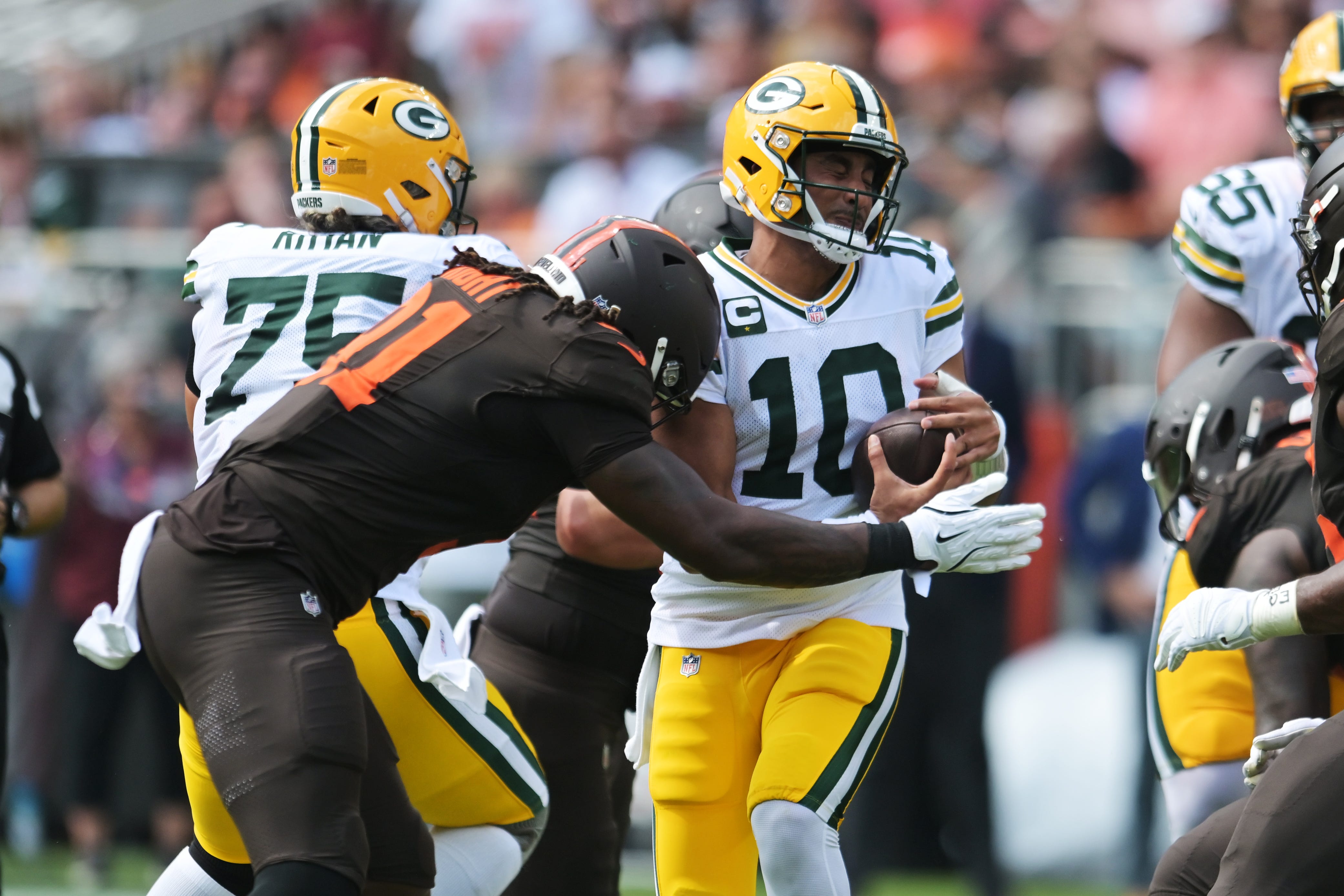 Packers trolled on NFL social media after losing to Browns in Cleveland
