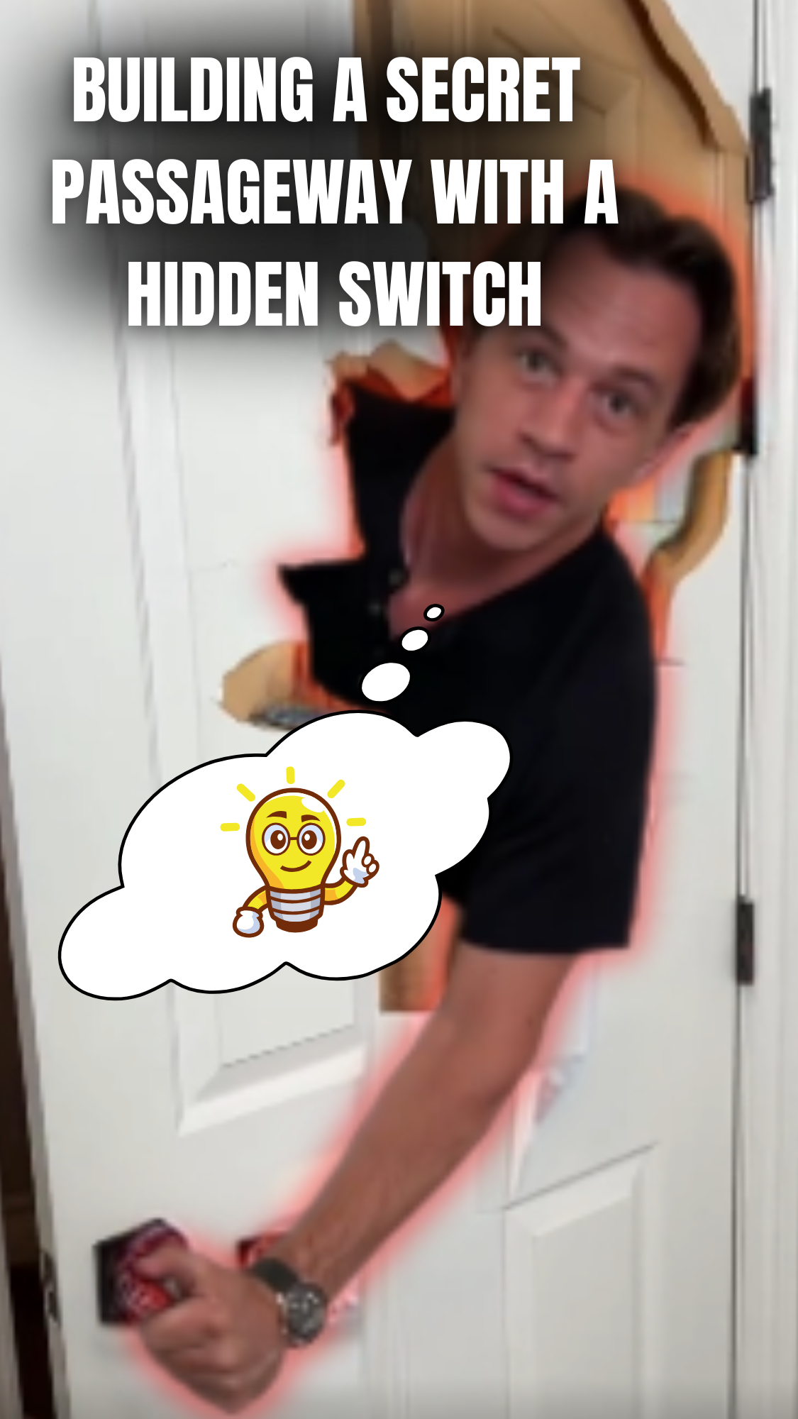 DIY Hidden Doorway | Creating a Secret Passage With a Switch