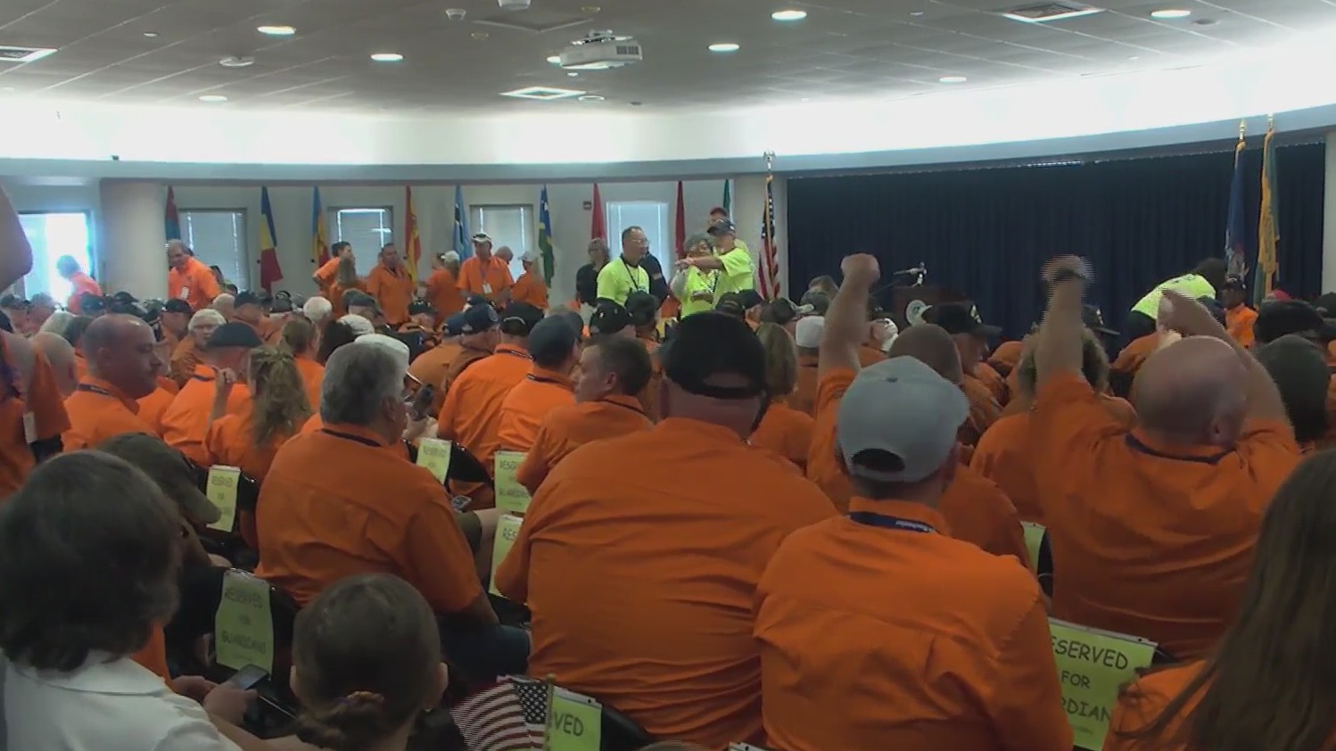 Ceremony held to celebrate Honor Flight Mission 91's return