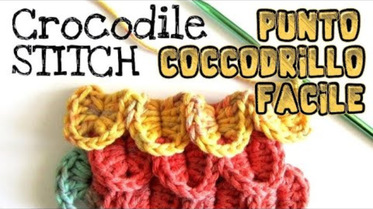 Punto Coccodrillo all’Uncinetto: Tutorial Facile per Principianti