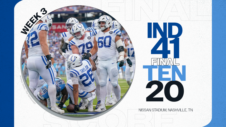 Colts vs. Titans recap: Stars, keys to game, analysis of Week 3 win