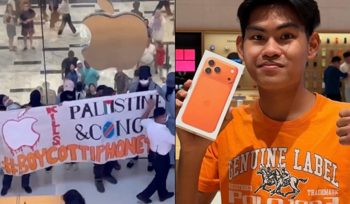 [Watch] Protesters Shout ‘Boycott iPhone 17’ Over Palestine And Congo ...