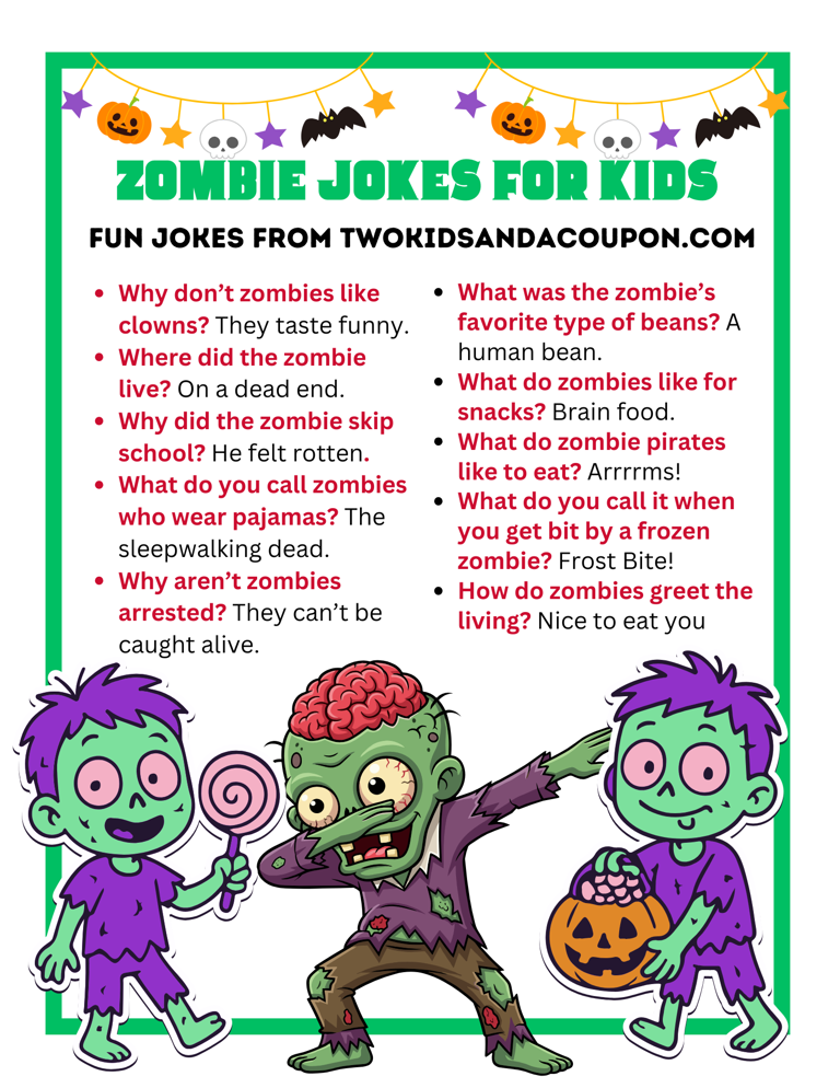 Guts, Groans, & Giggles: The 20 Best Zombie Jokes for Kids