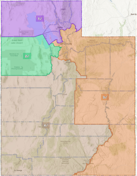 Utah lawmakers vote to approve Map C as their choice for new ...