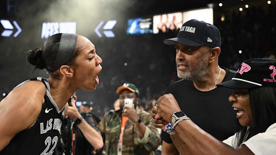 Bam Adebayo, A'ja Wilson's emotional hug is perfect WNBA MVP moment for ...