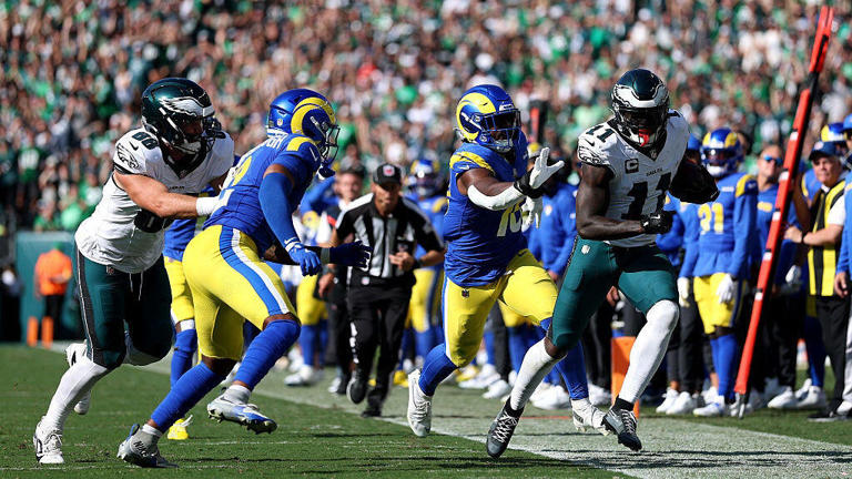 Jordan Davis seals Philadelphia Eagles' thrilling win over Los Angeles ...