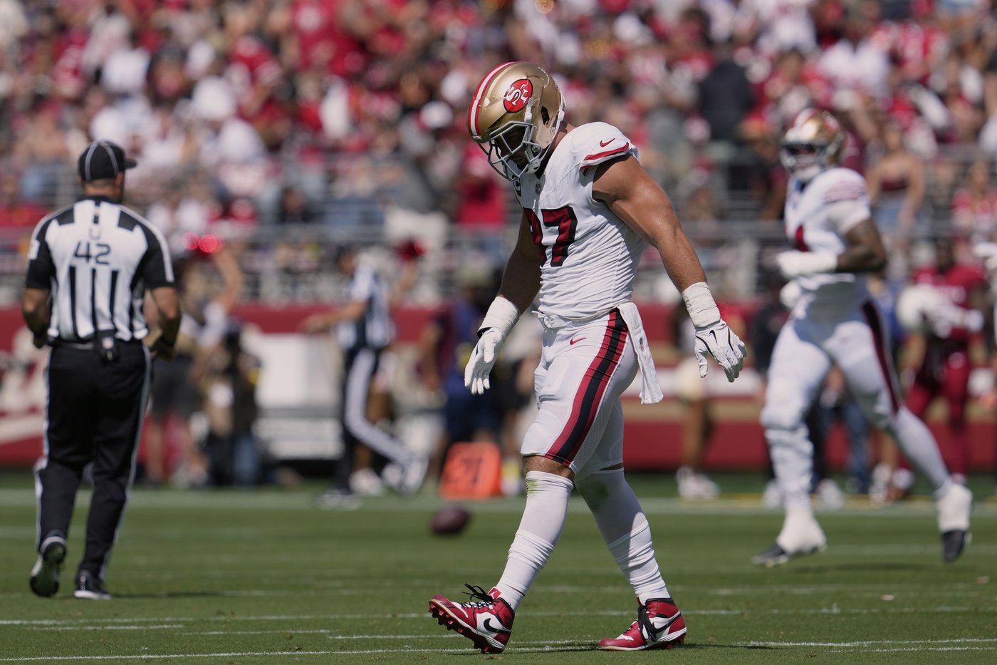 Unbeaten San Francisco 49ers face new challenge after Nick Bosa's ...