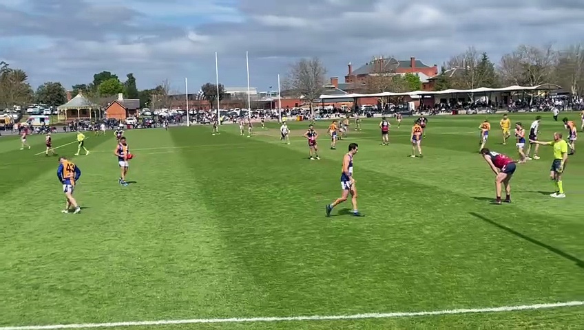 2025 BFNL grand final: Golden Square's Tanner Rayner kicks match ...
