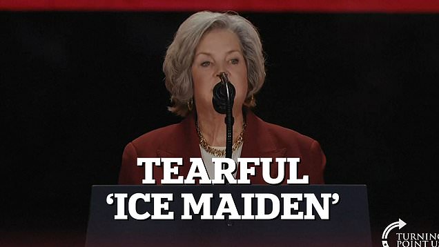 Trump's 'Ice Maiden' drops her guard in tearful speech