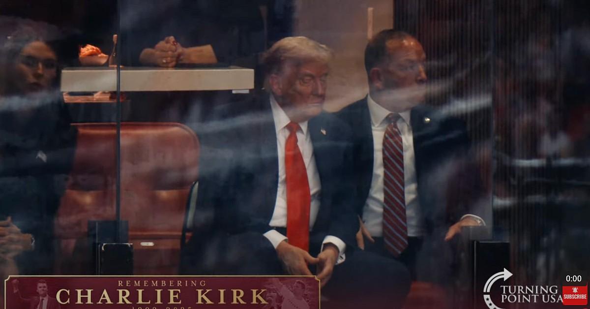Donald Trump Falls Asleep at Charlie Kirk's Funeral and Memorial ...
