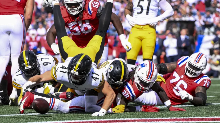 Patriots fumbles today: How Rhamondre Stevenson, Drake Maye turnovers ...