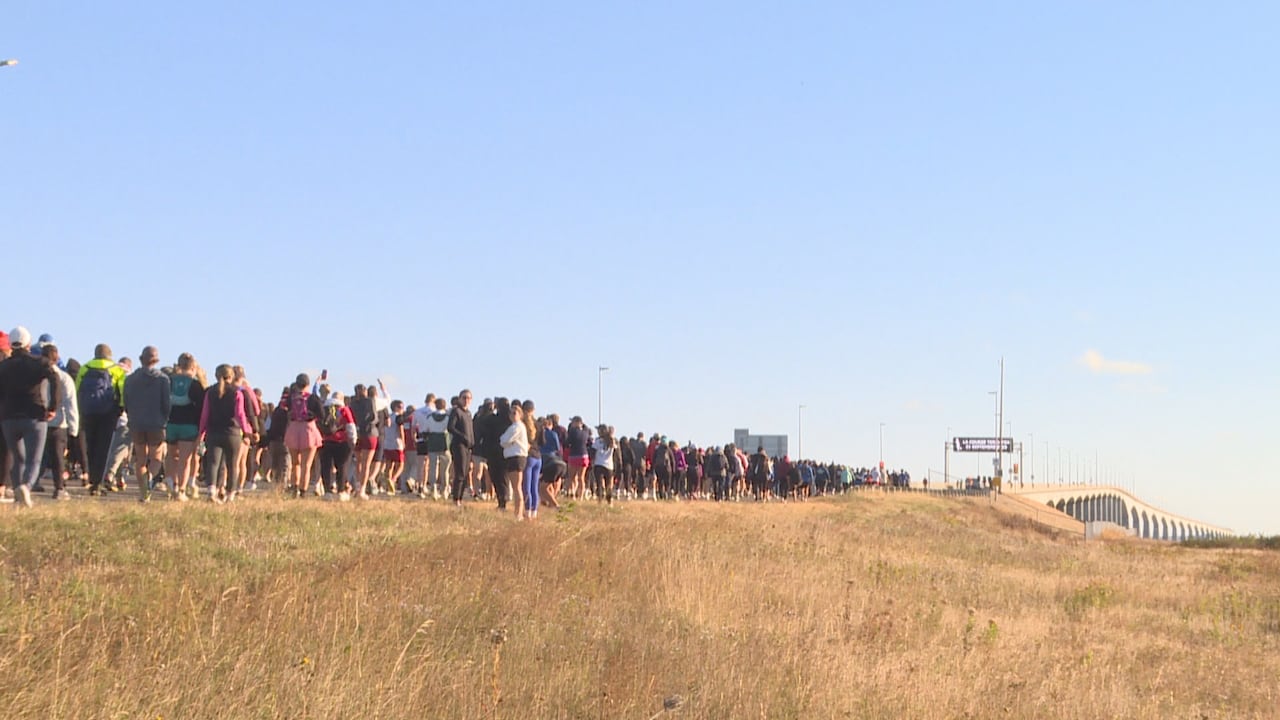 'We've all been touched by cancer': Thousands cross Confederation ...