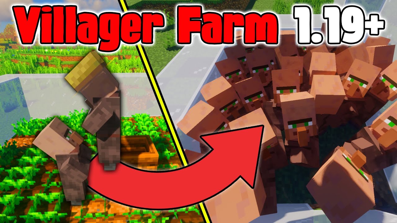 Minecraft 1.19+ Simple Villager Breeder Farm Tutorial