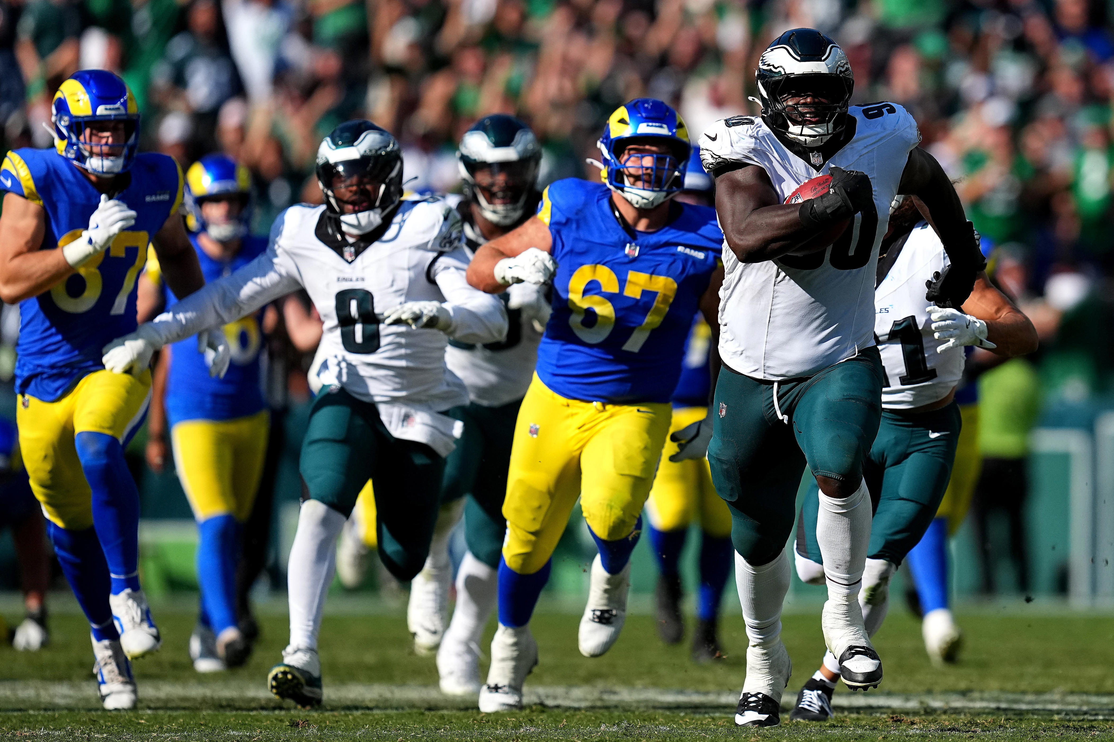 Eagles' comeback vs. Rams capped by Jordan Davis blocked FG. Where ...