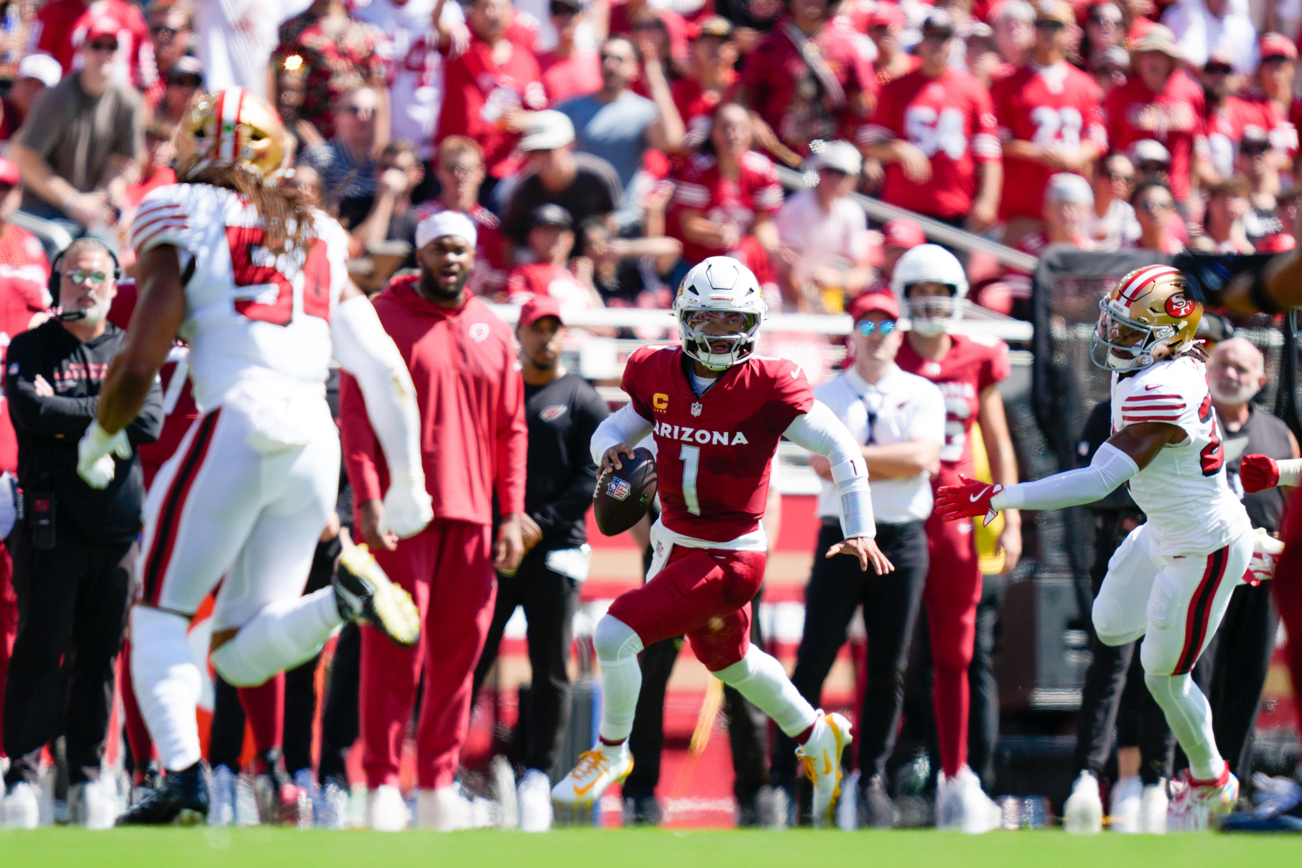 Arizona Cardinals fall to San Francisco 49ers in 1st loss of season
