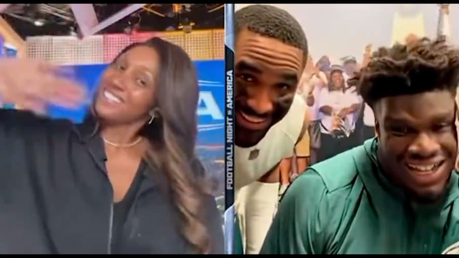 Jalen Hurts Adorably Crashed Jordan Davis’s Postgame Interview With ...