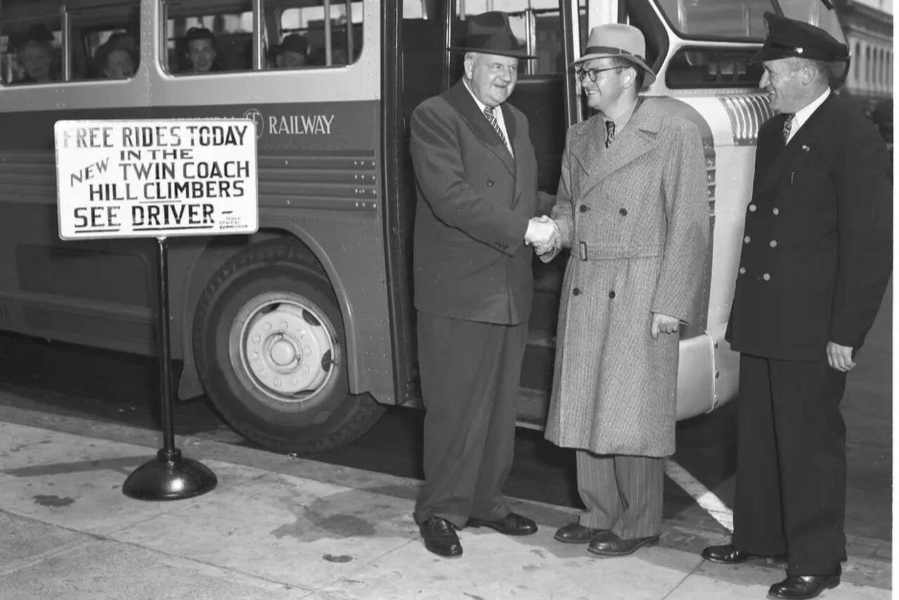 ‘Super bus,' once intended to replace S.F.'s cable cars, back in ...