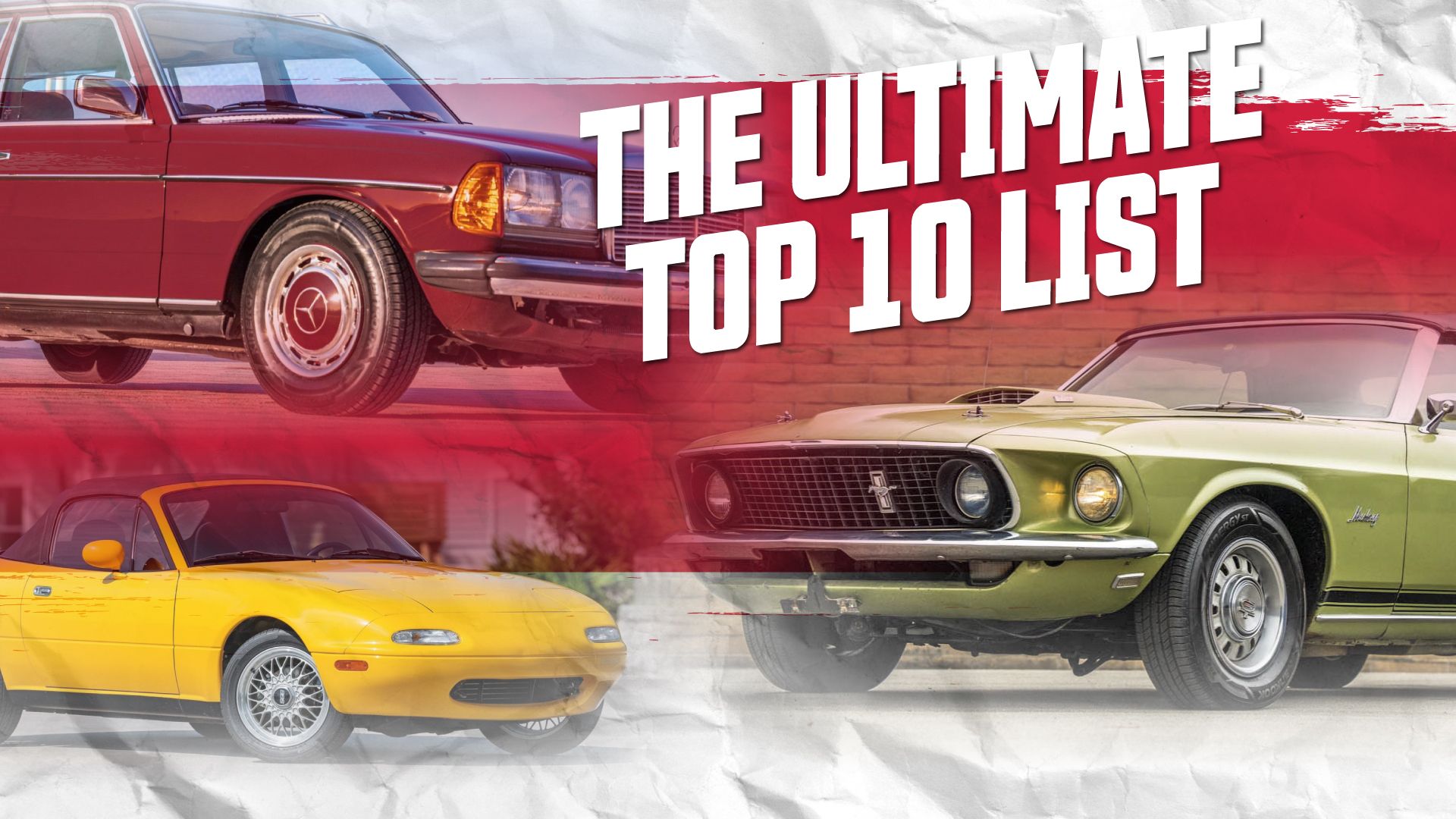 The Top 10 Cars That Make Every Top 10 List