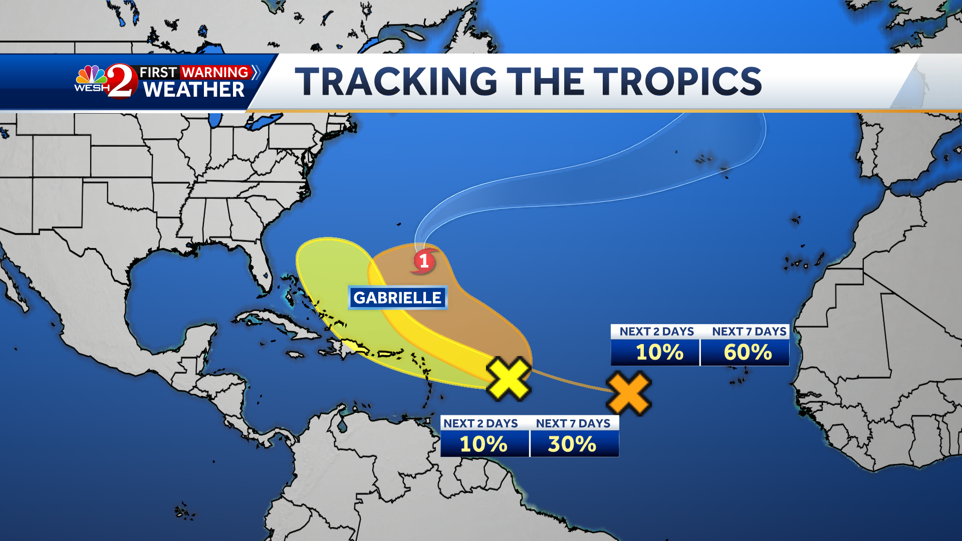 Latest updates: Tracking Hurricane Gabrielle