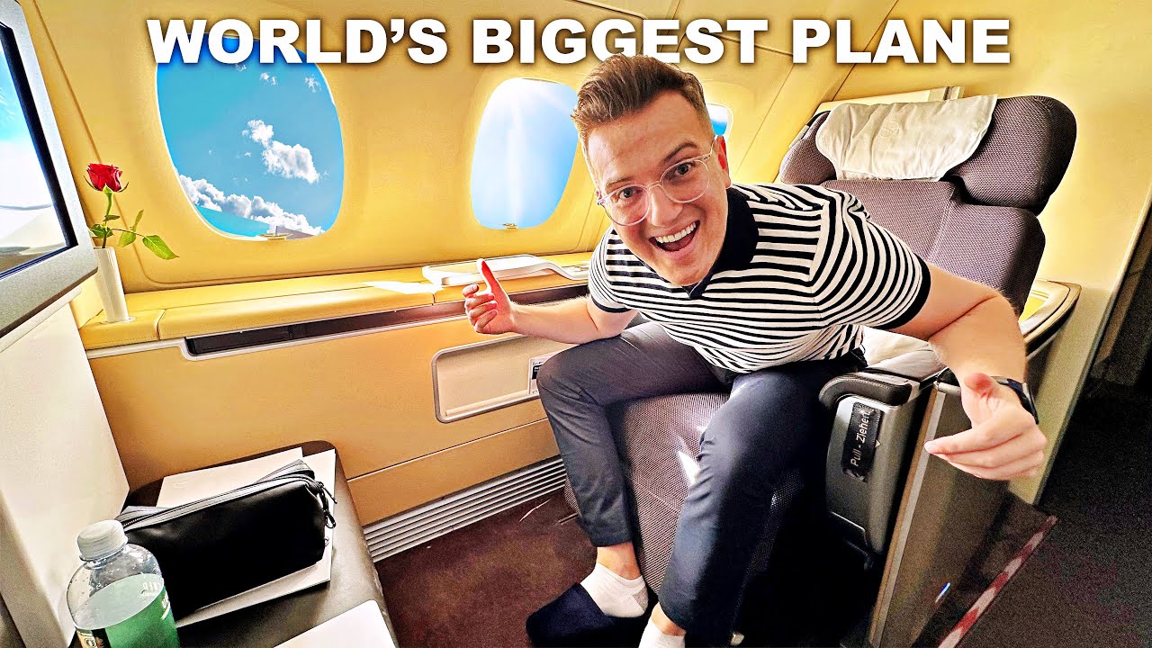 I flew first class on Lufthansa's A380! ️
