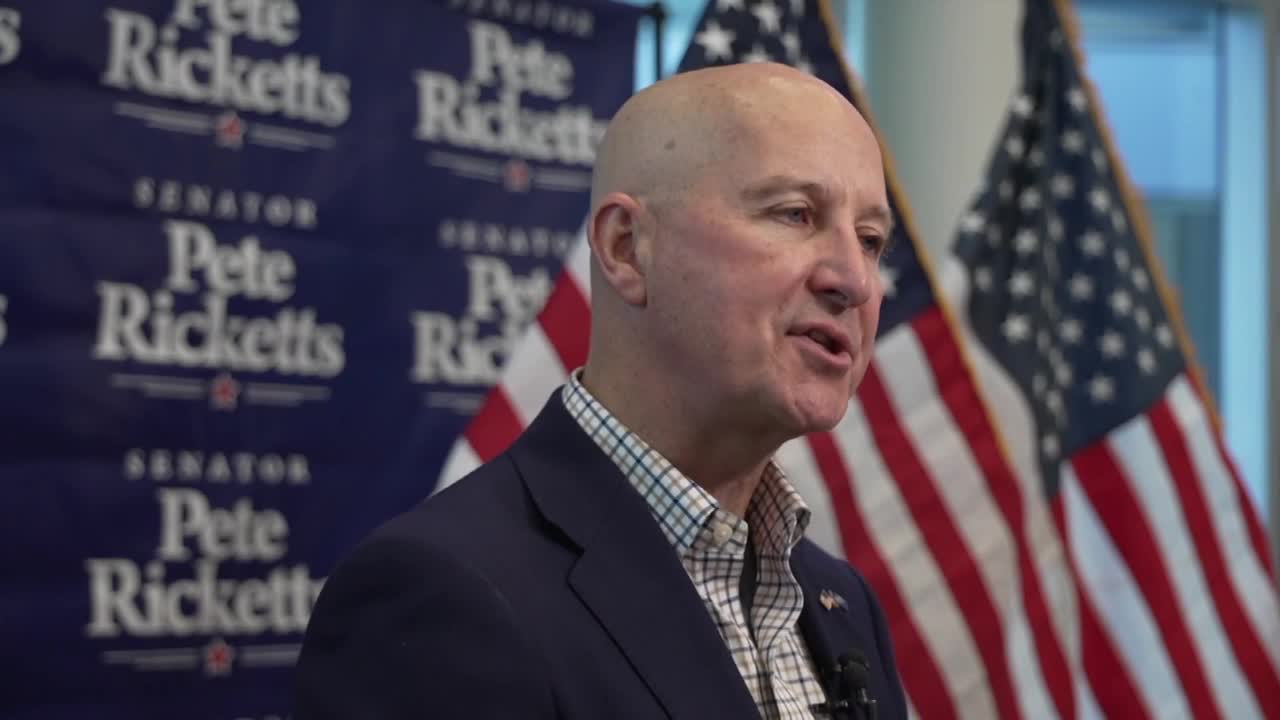 Sen. Ricketts announces reelection for 2026