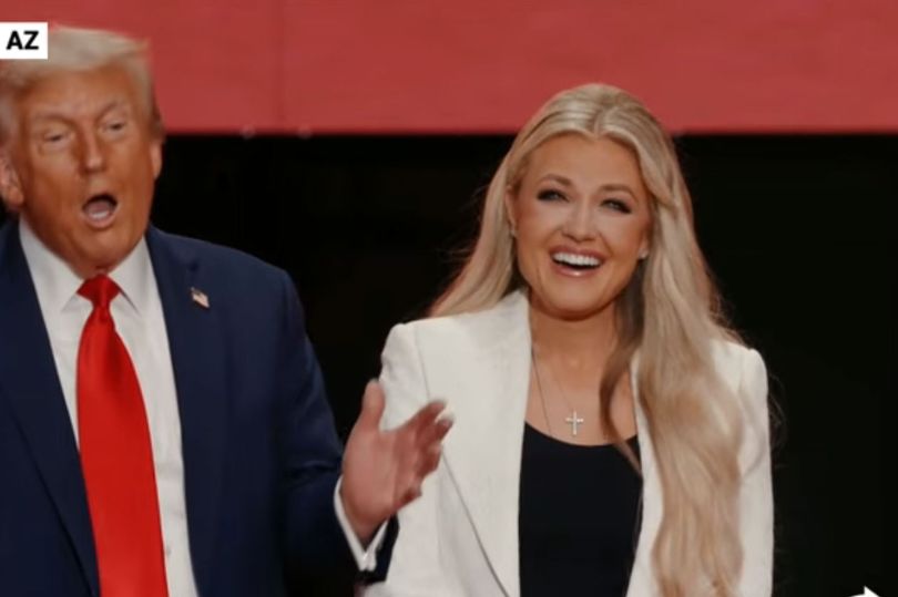 Trump slammed for dancing at Charlie Kirk memorial next to his grieving ...