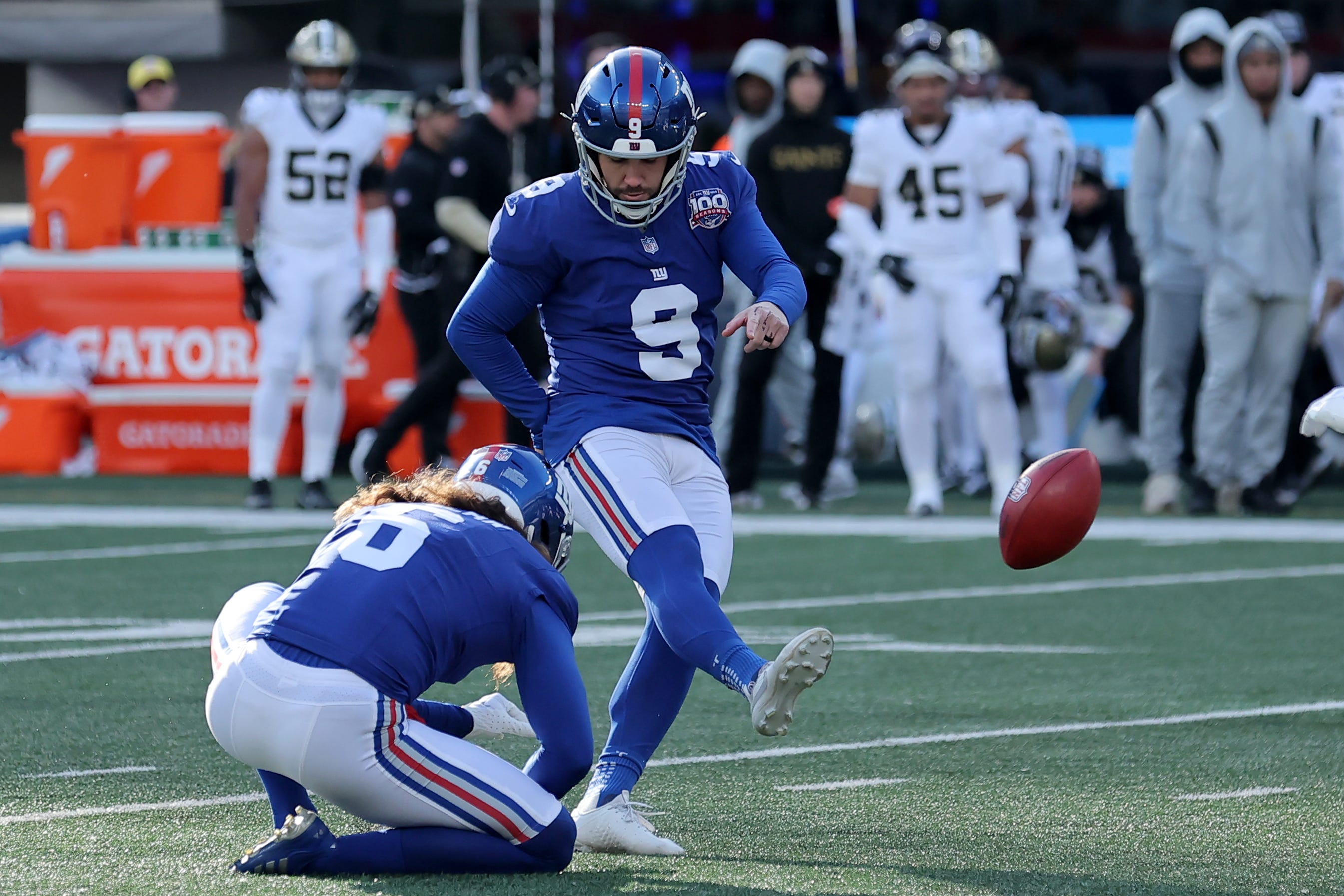 Graham Gano injury: Giants kicker questionable for game vs Chiefs with ...
