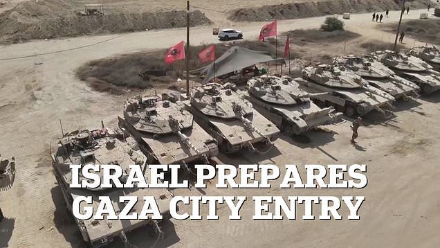 Israeli Army claims it has sent tanks into Gaza City in new footage