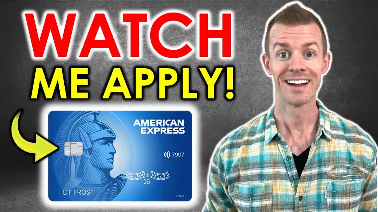 Watch me apply Amex Blue Cash Everyday! (Amex 5 card limit)
