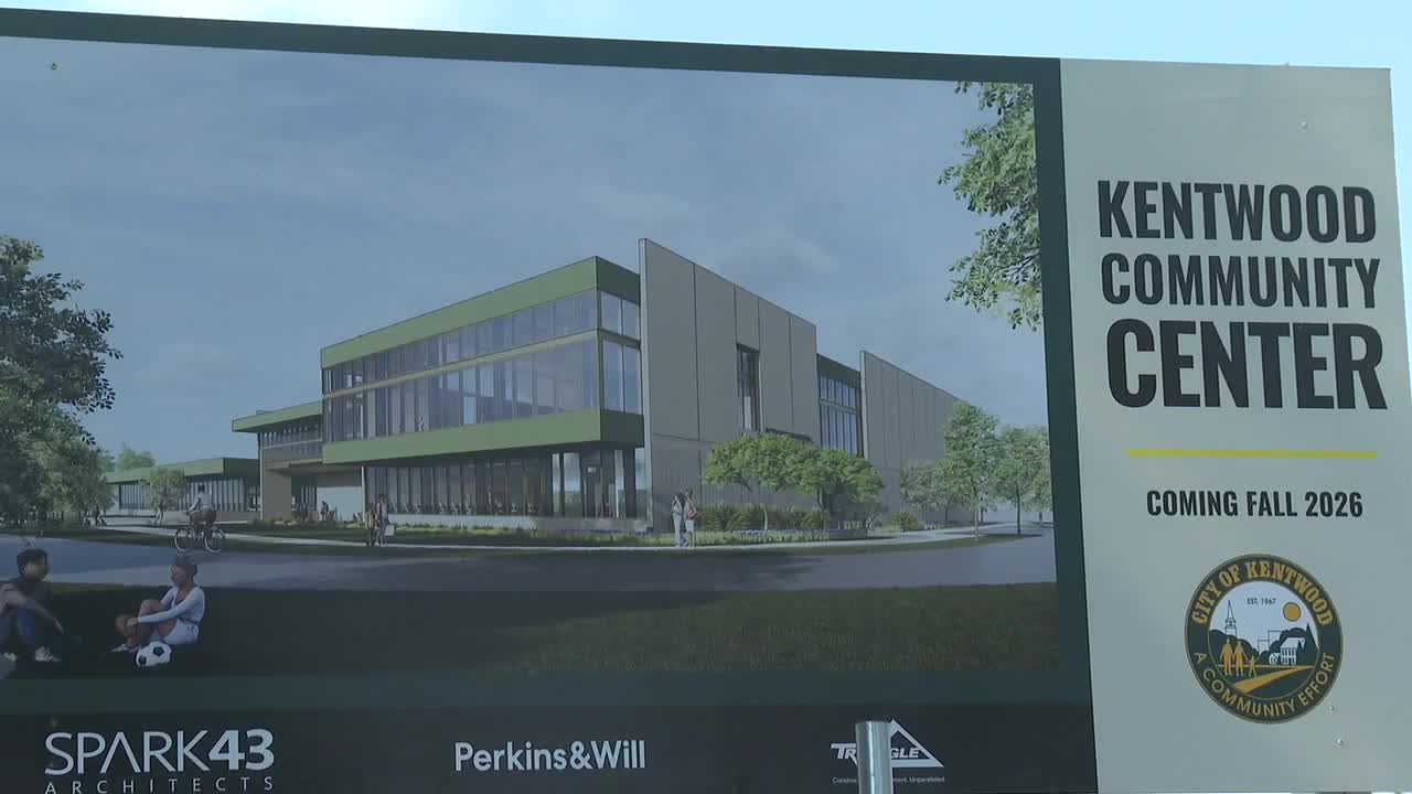 Kentwood's nearly $30 million community center progress with 2026 ...