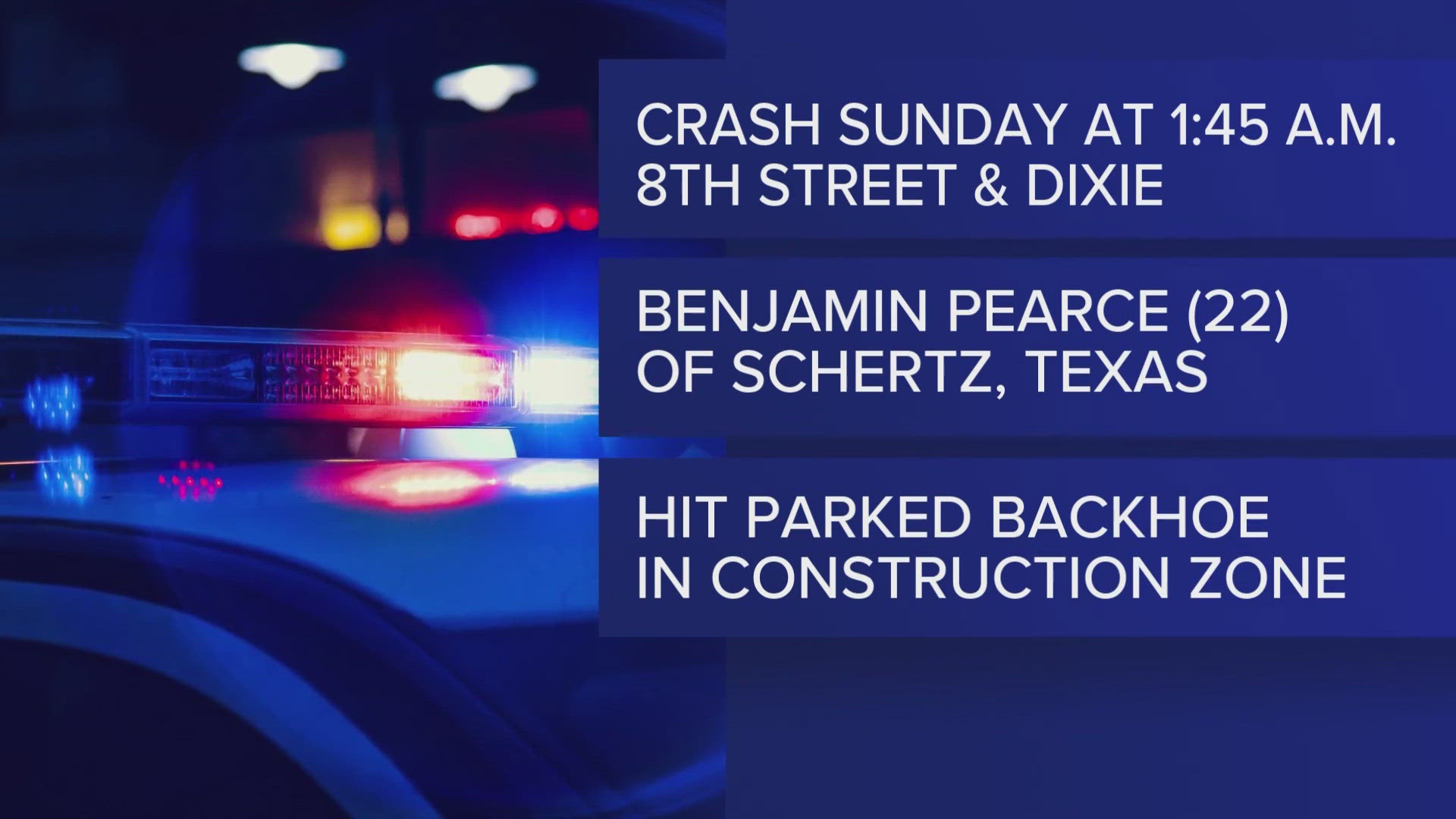 One dead in early morning crash involving construction zone in Odessa