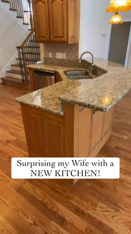 Amazing kitchen makeover surprise that shocked her