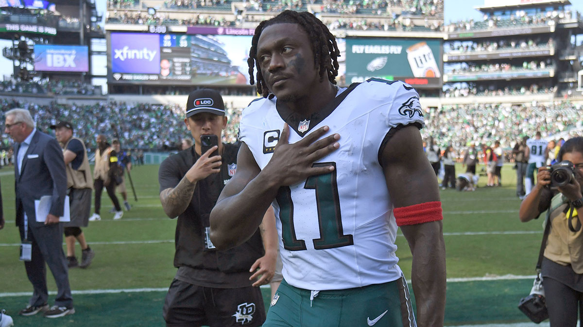 Eagles say goodbye to AJ Brown after Patriots trade