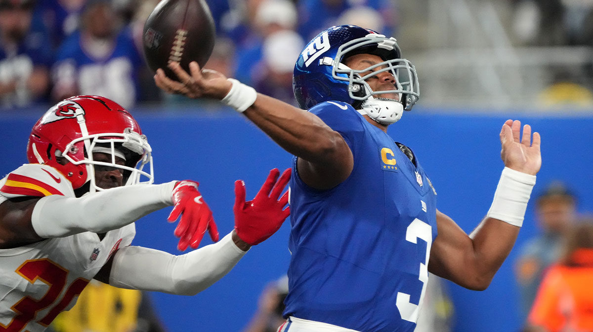Giants fans lose their minds over dreadful Russell Wilson red zone ...