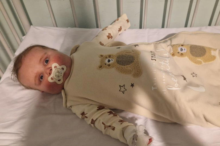 Desperate mum needs £3million to save baby's life as NHS can't help