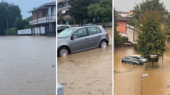 Il Comune di Seveso sott'acqua: le immagini dei cittadini, «È un disastro»